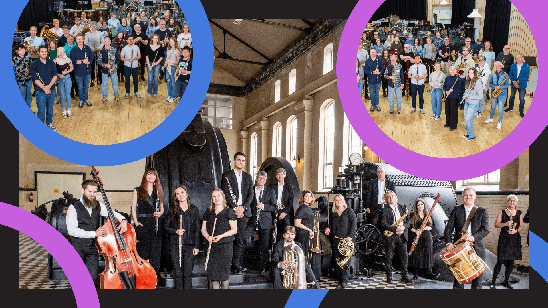 Det Norske Blåseensemble med skolekorps - DNBE